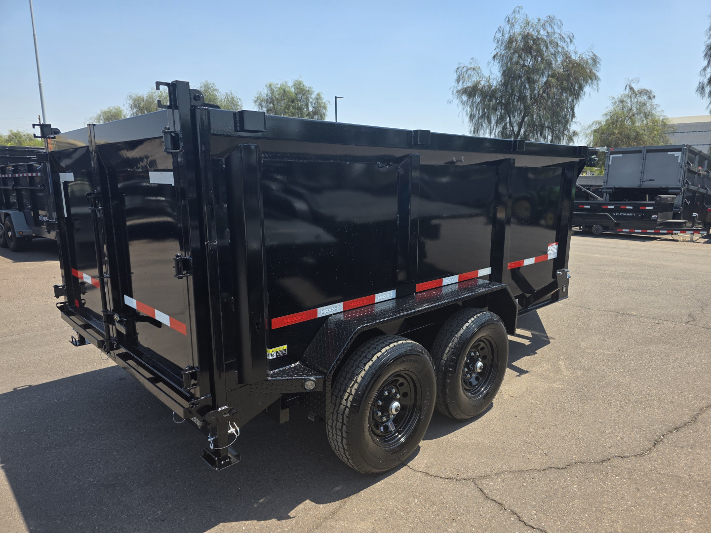 New 2026 MAXXD DTX- 7x12x4- Telescopic dump -14k GVWR- Wireless Remote ...