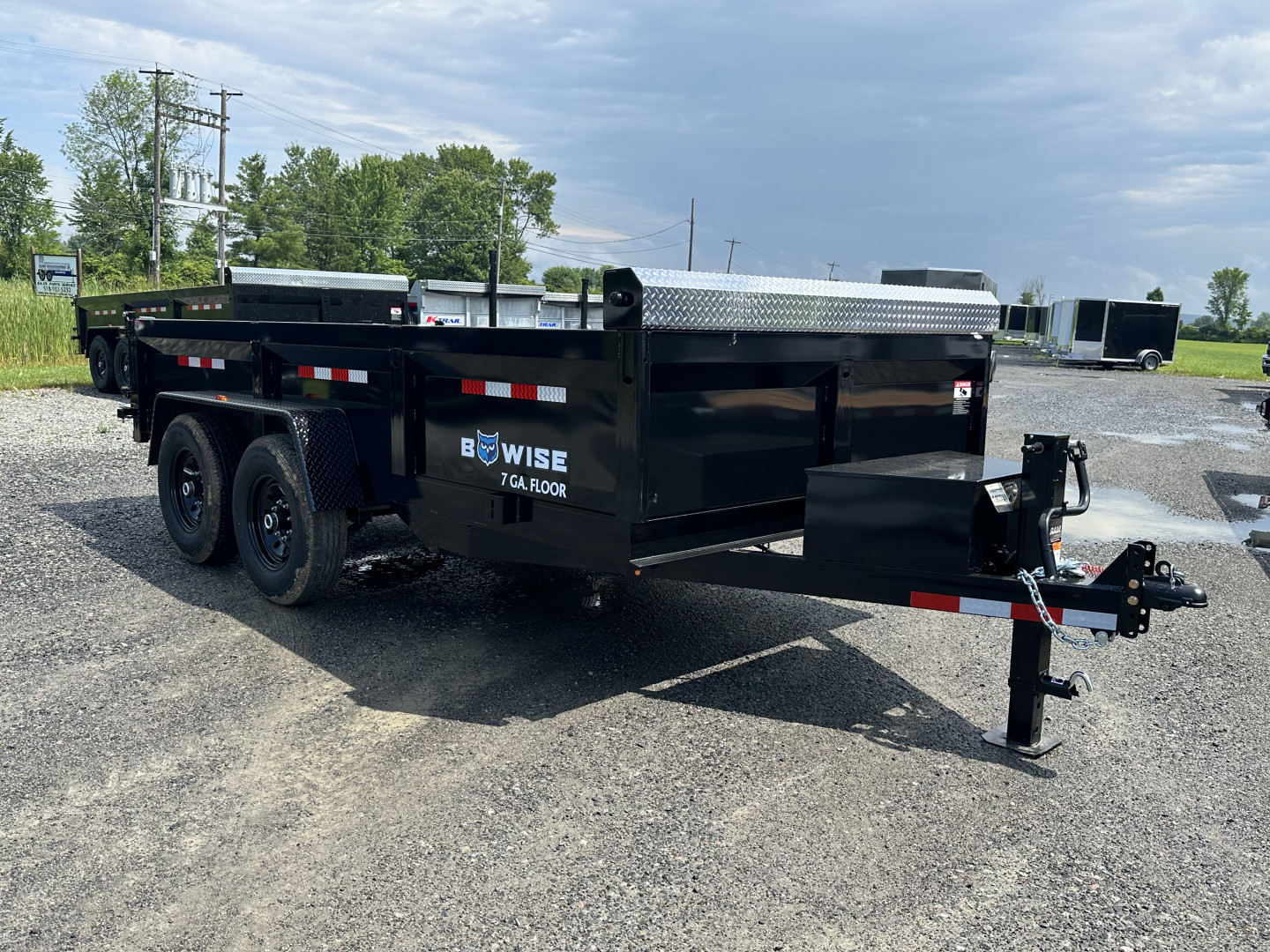 New 2026 BWISE DT714LP-LE-14 Dump Trailer