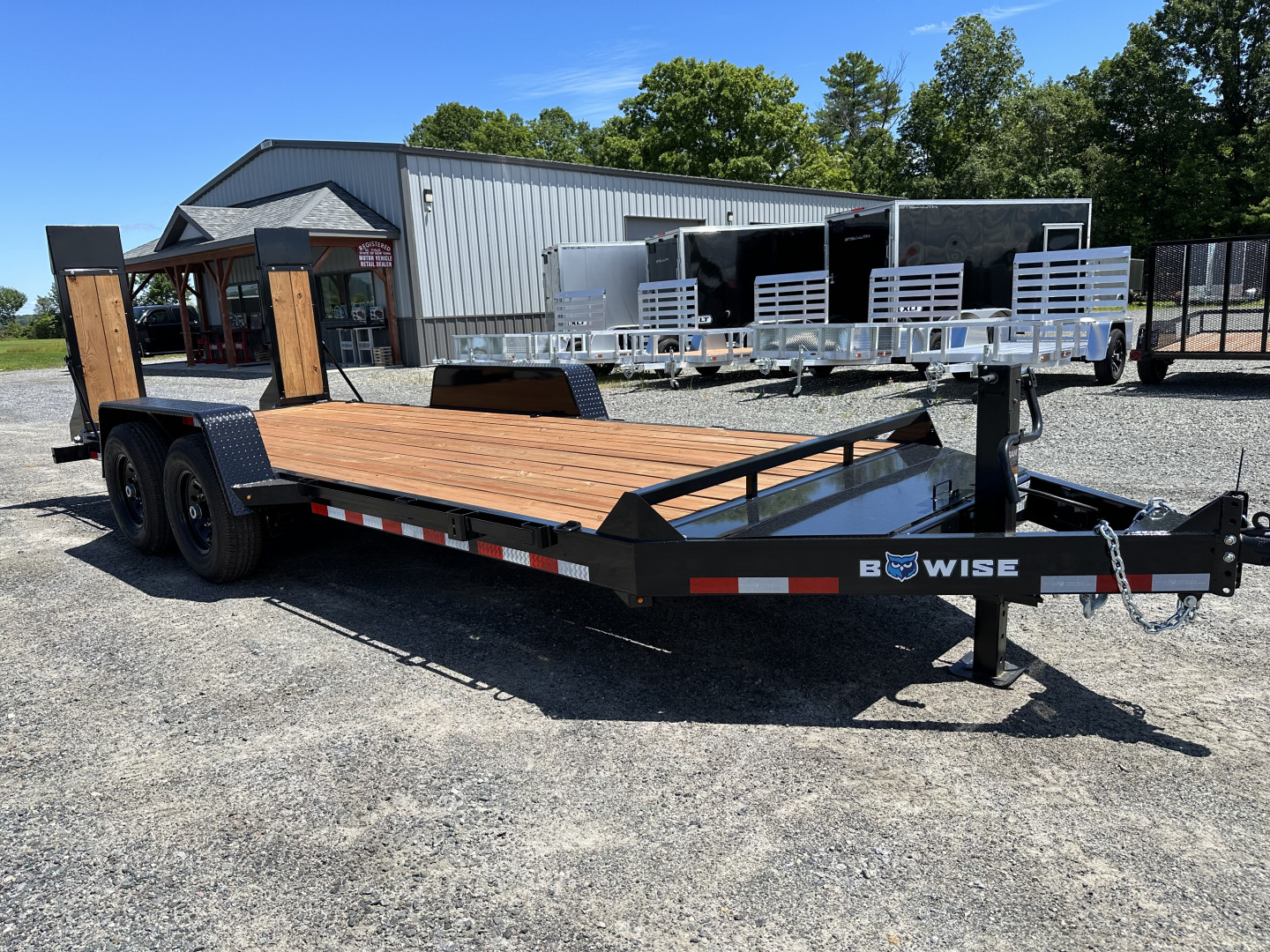 New 2026 BWISE EH18-14HD Equipment Trailer