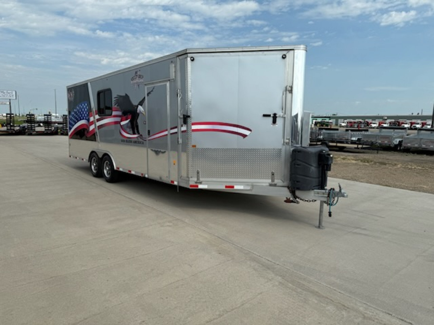 Used 2015 Mission MFS8.5X22 ALL SPORT Snowmobile Trailer/Car Hauler ...