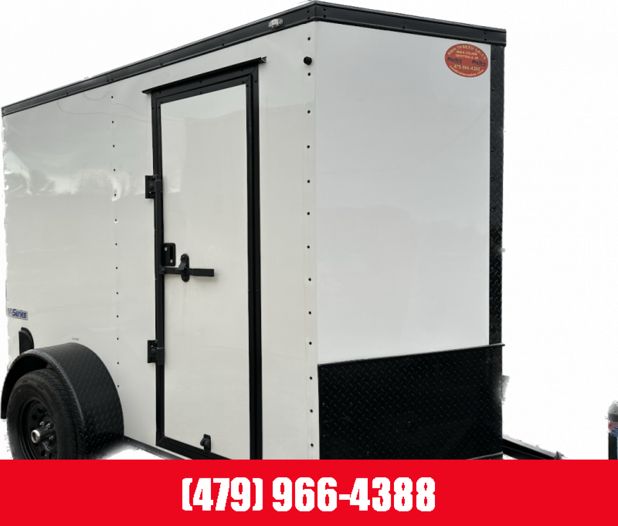 New CONTINENTAL CARGO 5 x 8 Single Axle Cargo Cargo / Enclosed Trailer