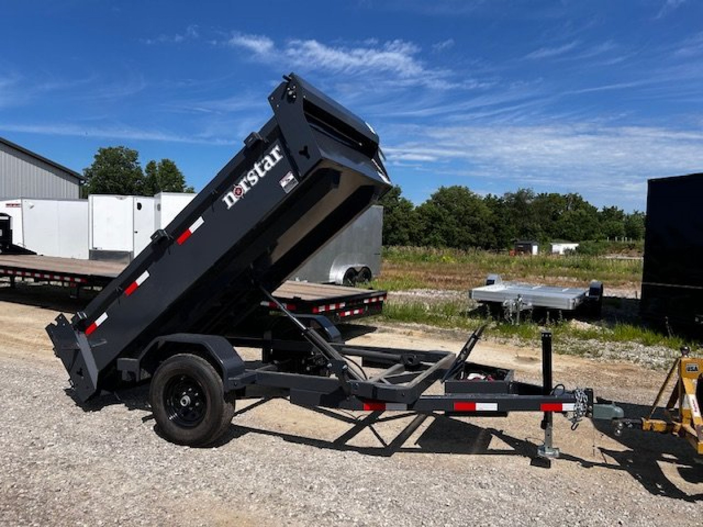 New 2026 Norstar DCB 5x10 Dump Trailer 5.2k GVWR Dump Trailer DEMO UNIT ...