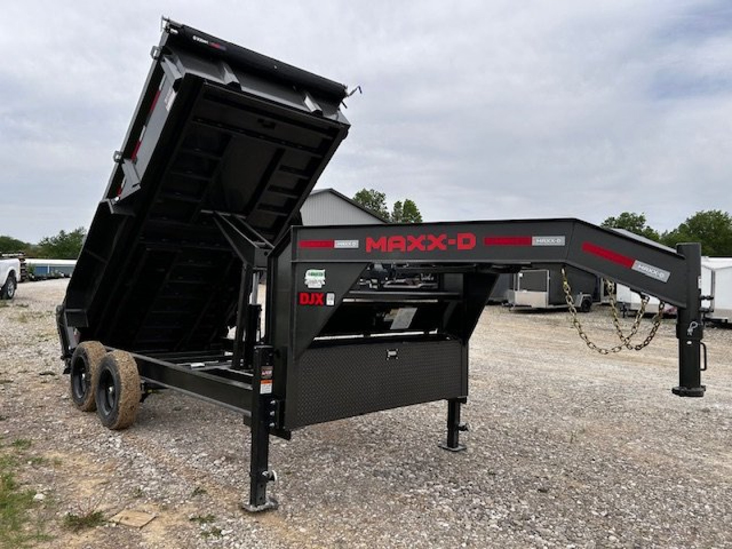 New 2026 MAXXD DJX 83"X14' 16K GN GVWR Dump Trailer7 GA FLOOR HD 6 ...