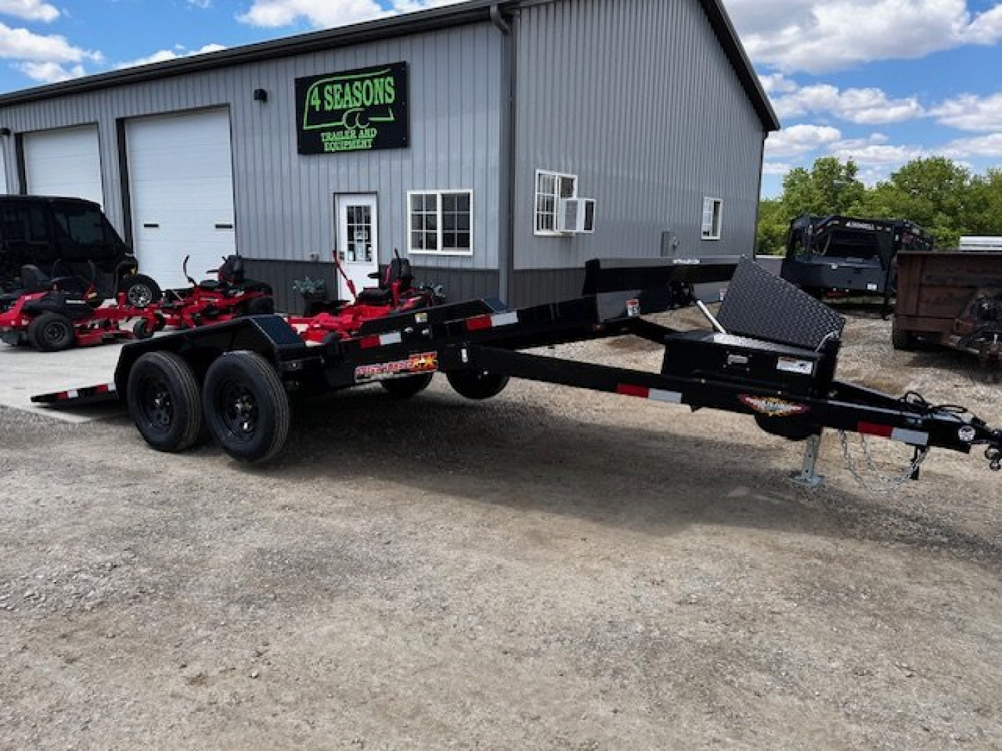 New 2025 H&H Trailers 82"X18' EX 7K SPEEDLOADER POWER TILT Car / Racing ...