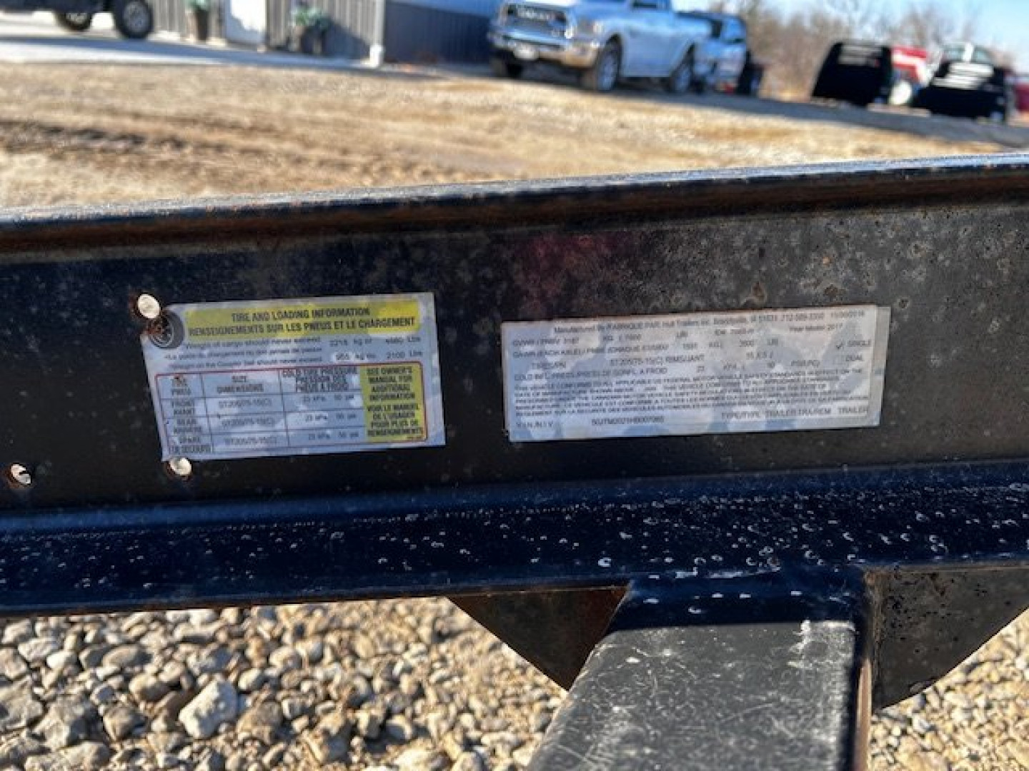 Used 2019 Hull 83"X20' Tilt Car Hauler 7k gvwr Car Hauler