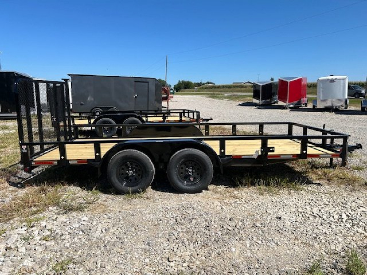 New 2024 HEARTLAND 82x16 4' tall gate Utility Trailer