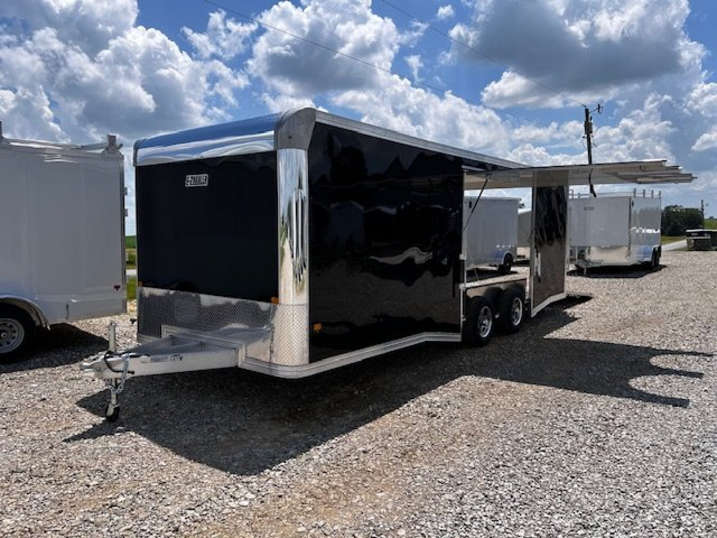 New 2024 ALCOM EZ HAULER 8.5X24 ALUMINUM CAR HAULER PACKAGE SIDE ESCAPE ...