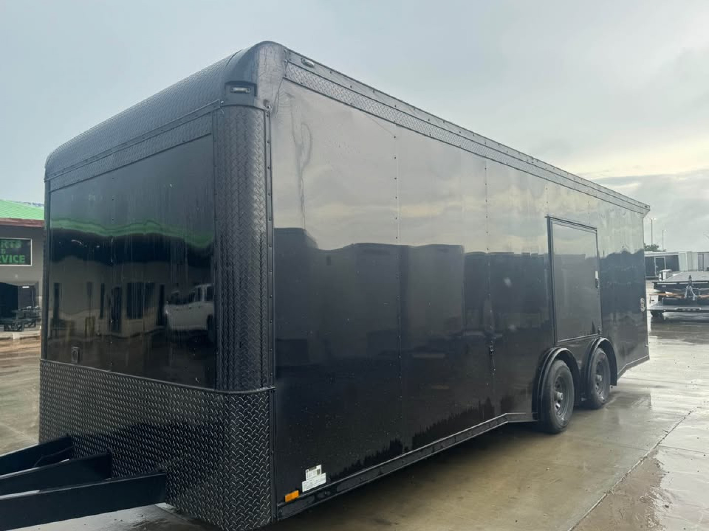 Used 2023 Anvil 24' RACE TRAILER ENCLOSED CAR HAULER WITH ESCAPE DOOR ...