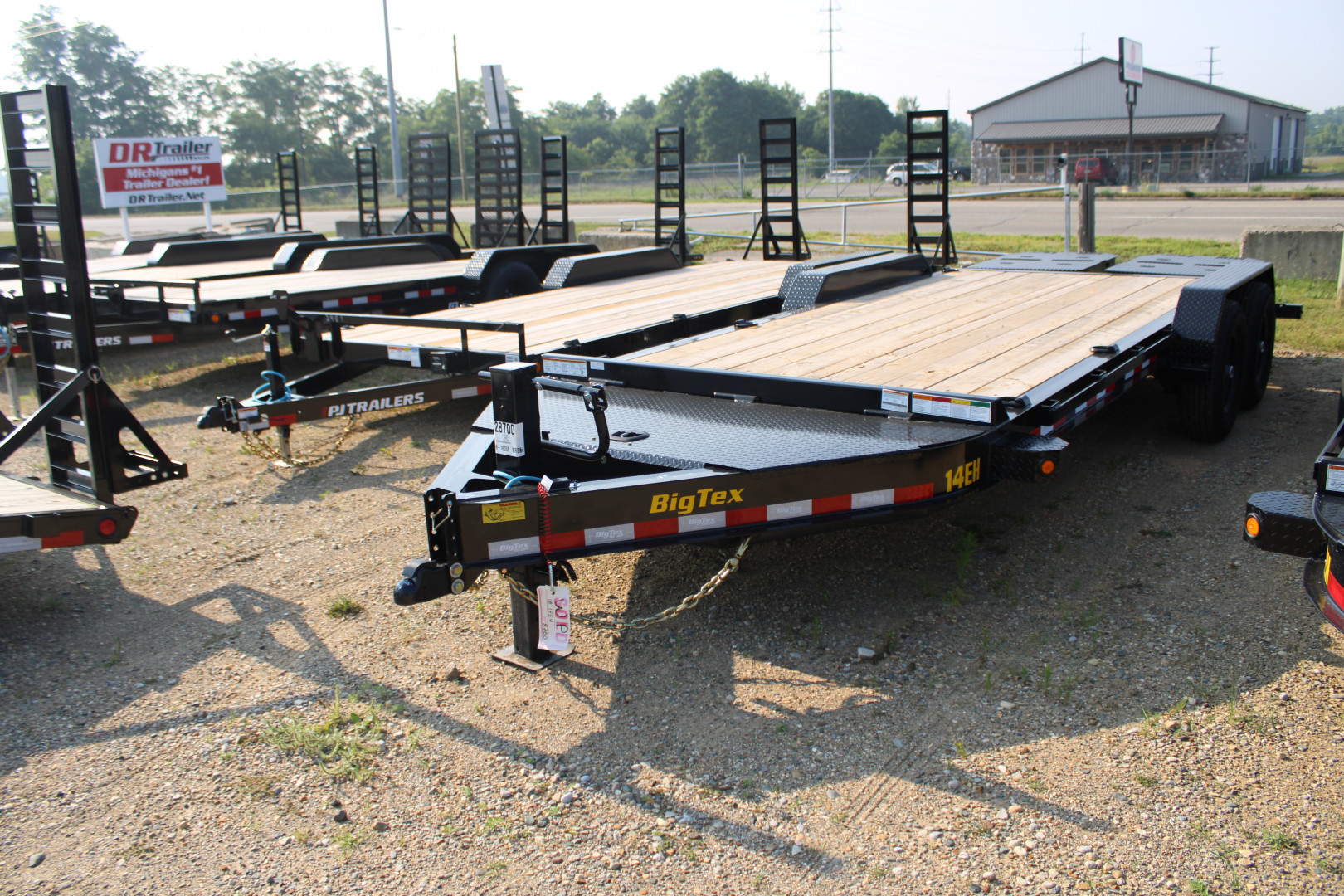 New 2026 Big Tex Trailers 18' MR 15.4K GVWR EQUIPMENT TRAILER WITH MEGA RAMPS 5804 Cargo ...