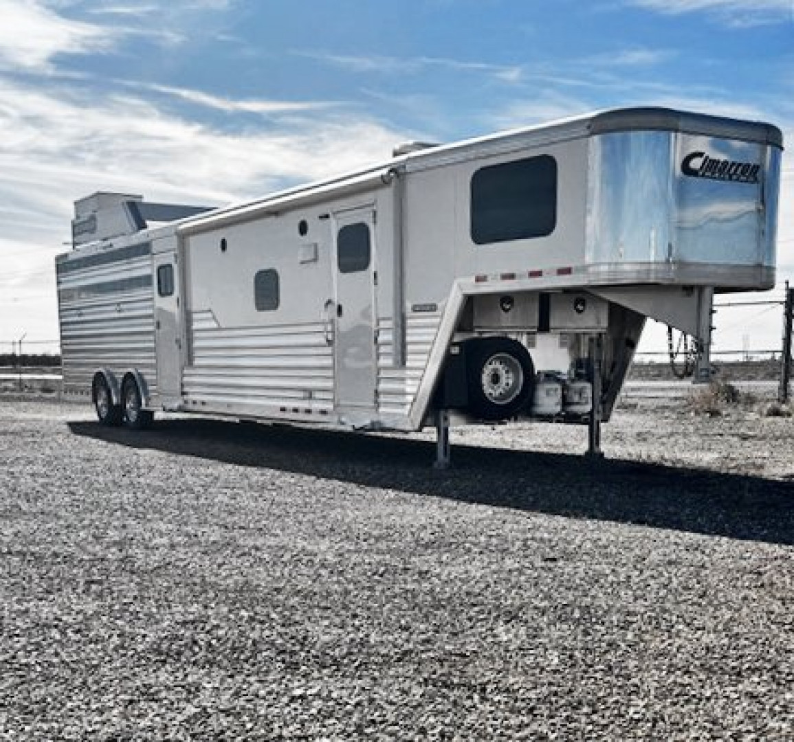 New 2023 Cimarron Stock Combo Living Quarter Horse Trailer for sale in ...