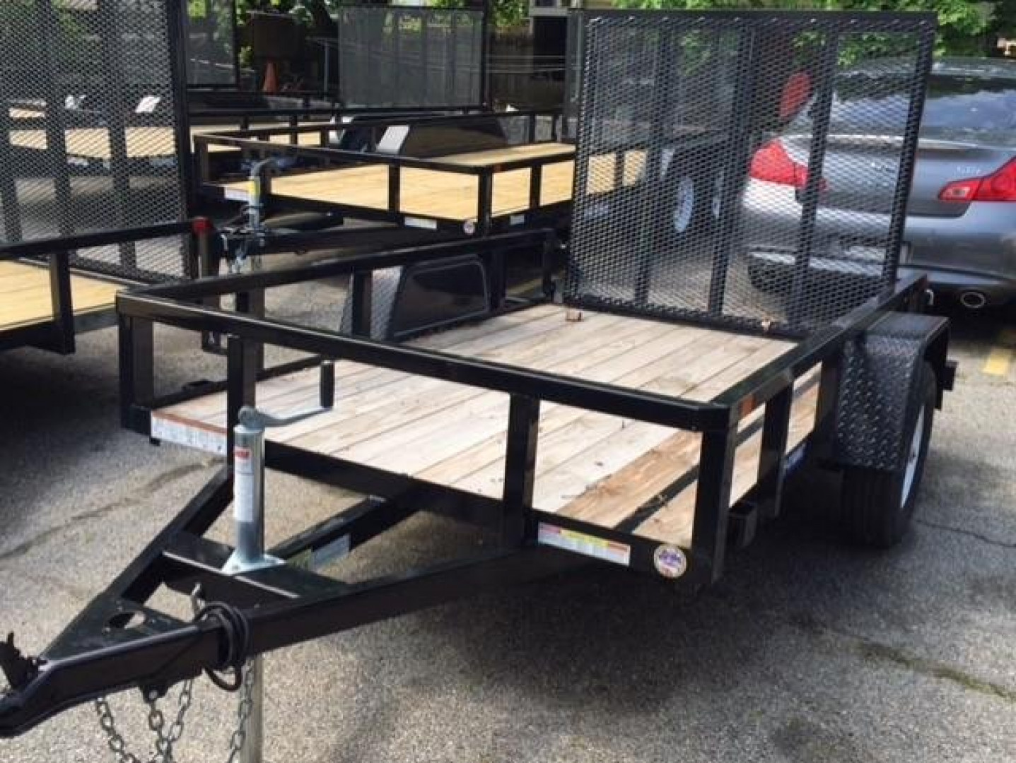 New 2023 Sure-Trac 5 X 8 Tube Top Landscape Utility Trailer