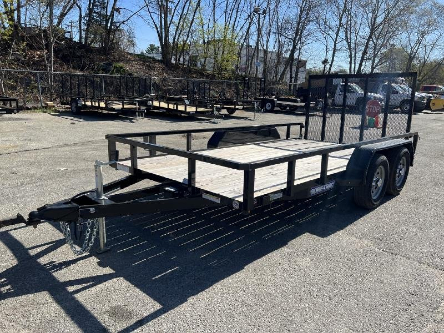 New 2024 Sure-Trac 7 X 14 TA Tube Top Utility Utility Trailer