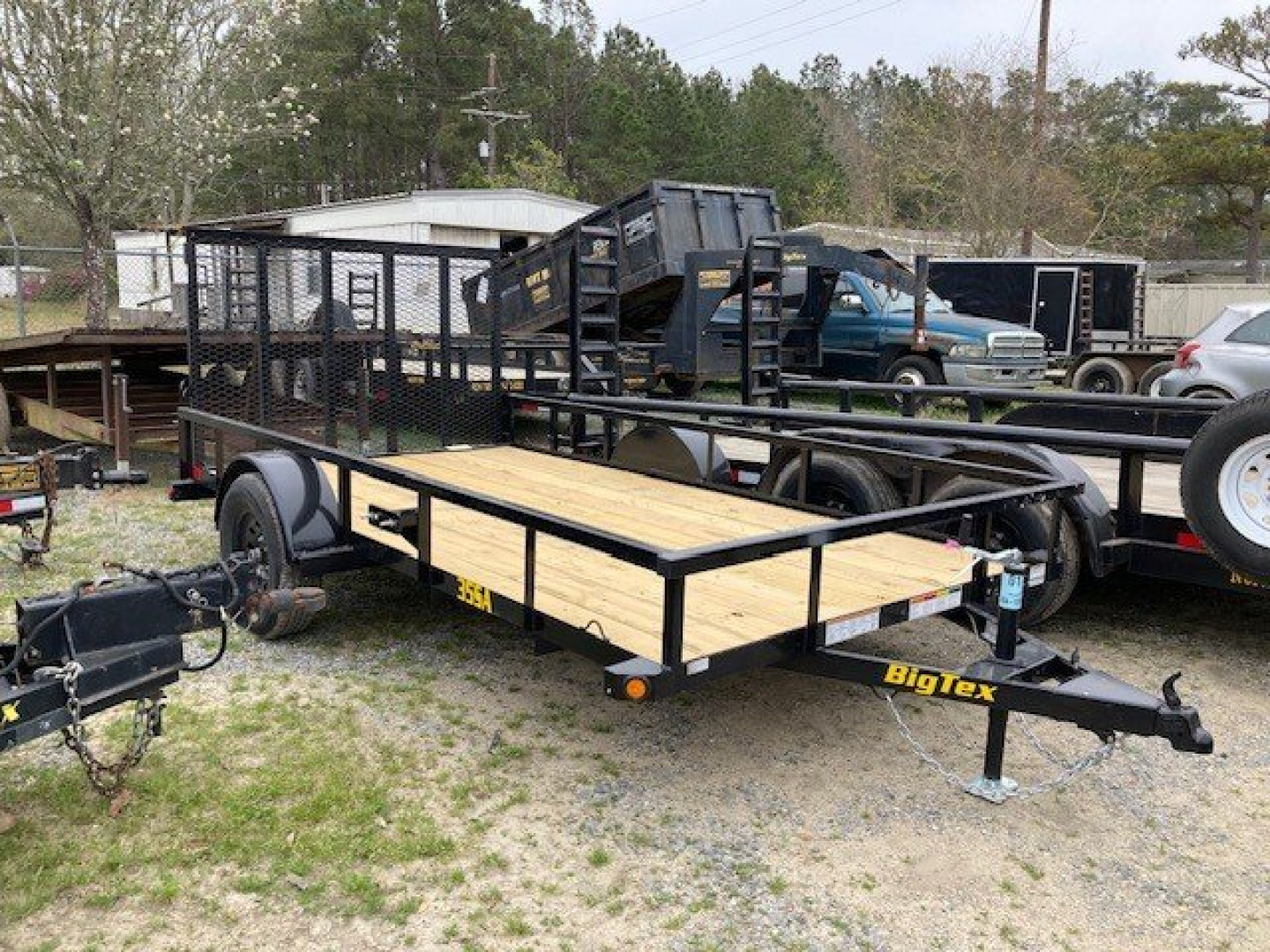 New 2025 Big Tex Trailers 77"x12' 35SA Utility Trailer