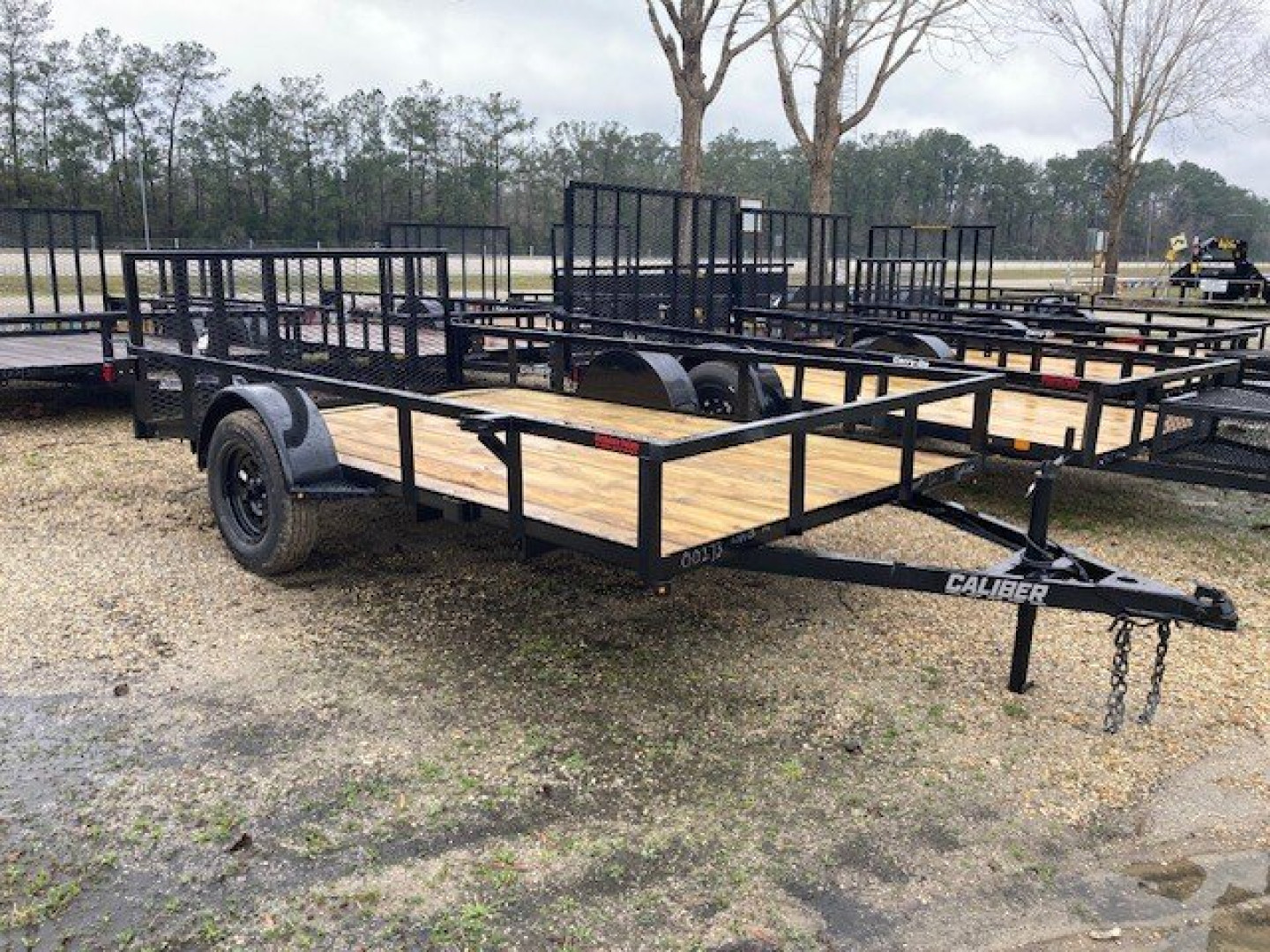 New 2025 Caliber Trailer Mfg 6.6x12 SA AG652 w/dove tail Utility ...