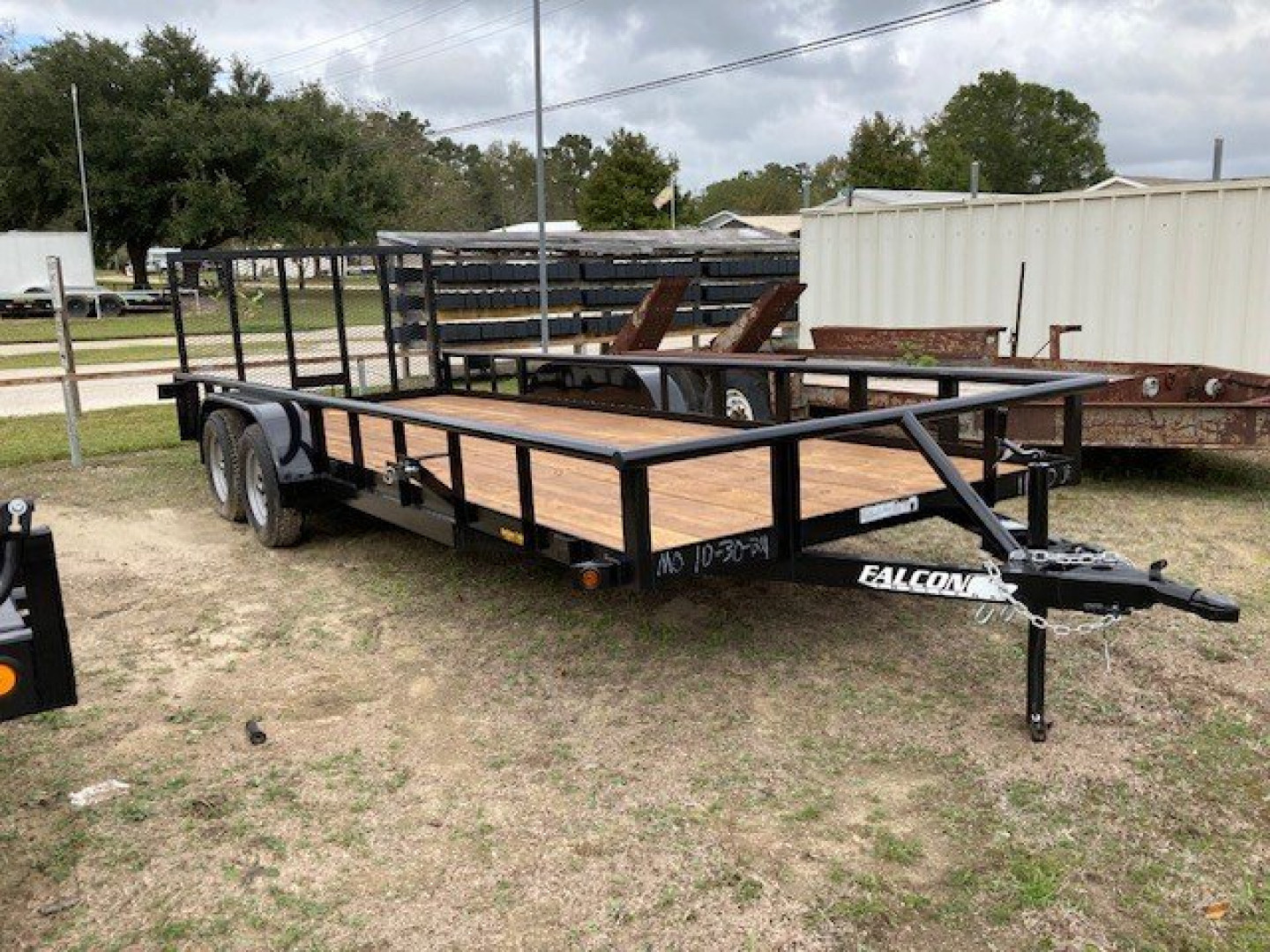 New 2025 Falcon Trailers 6.10x20 IndDuty Utility Trailer