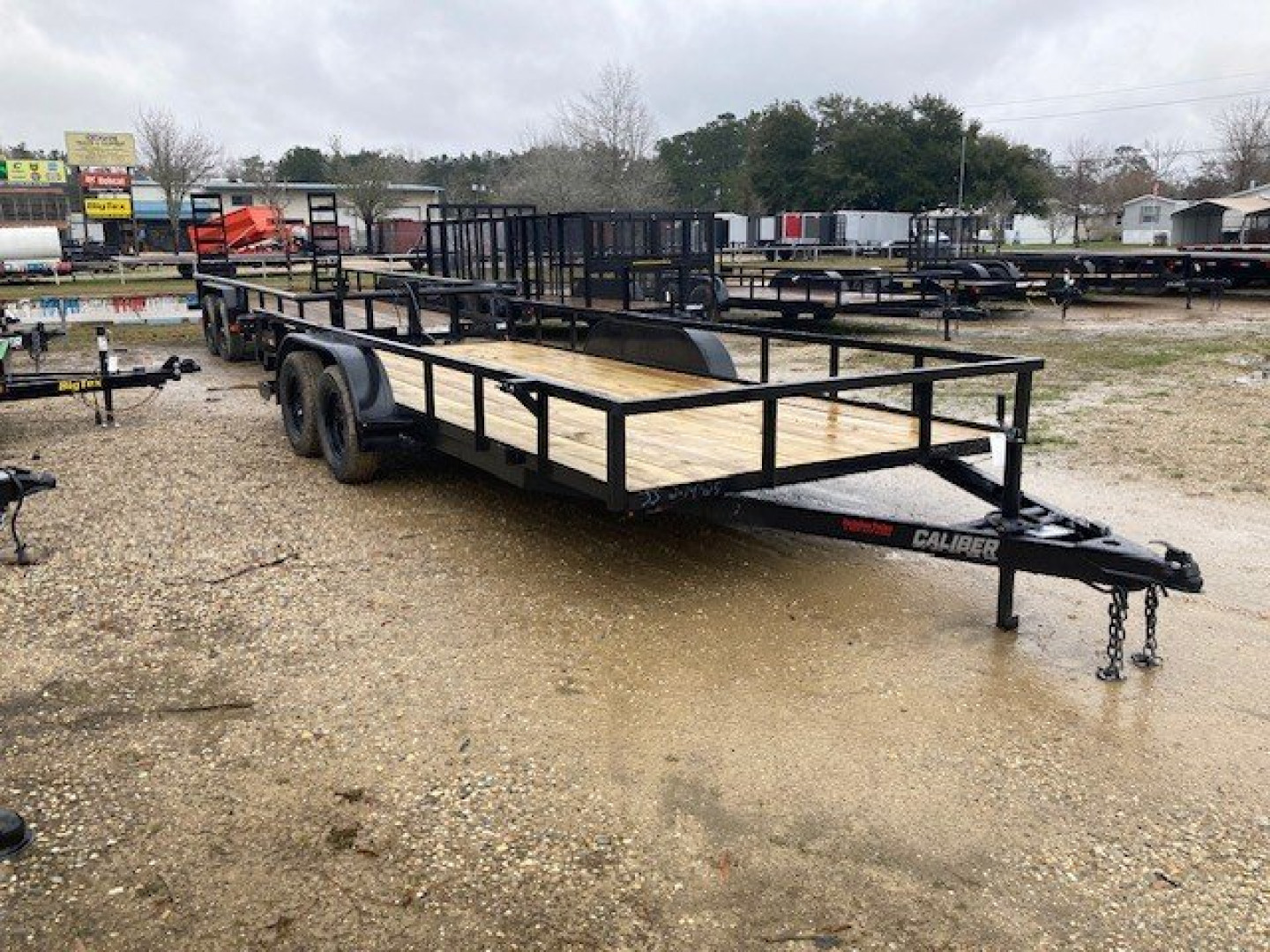 New 2024 Caliber Trailer Mfg 6.10x18 TA WG718 Utility Trailer for sale ...