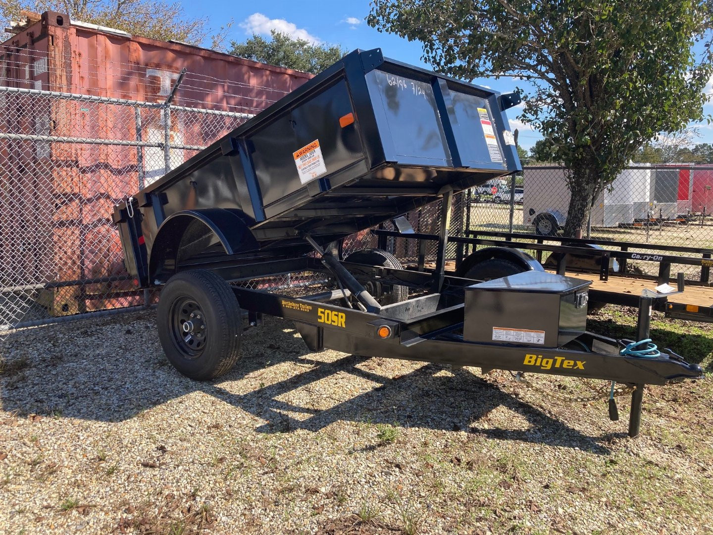 New 2025 Big Tex Trailers 5x8 50SR Dump Trailer