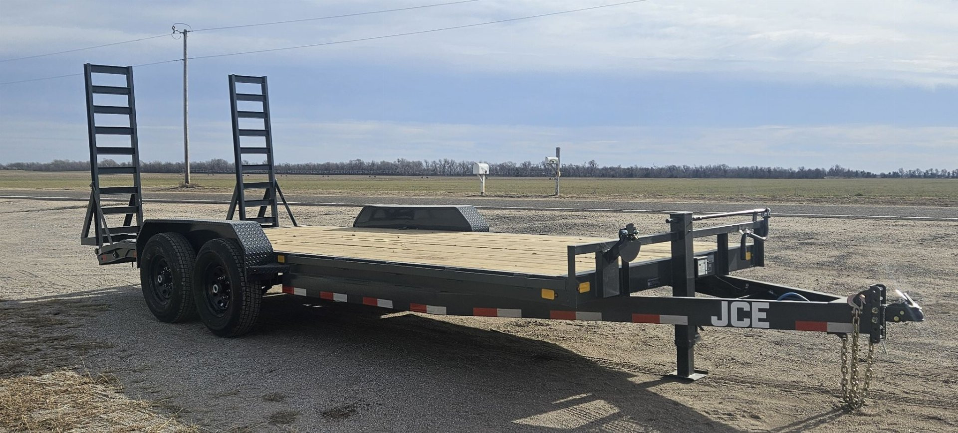 New 2025 JCE Trailers 20' x 6 in. Channel Equipment Trailer