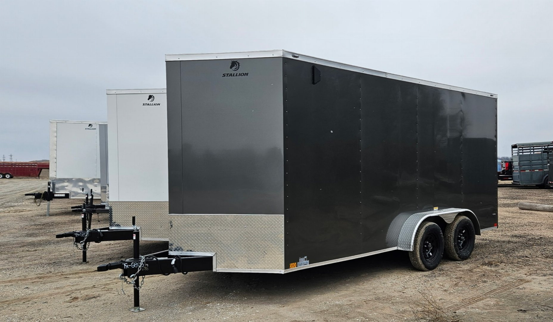 New 2025 STALLION MANUFACTURING LLC 7' x 16' Cargo / Enclosed Trailer ...
