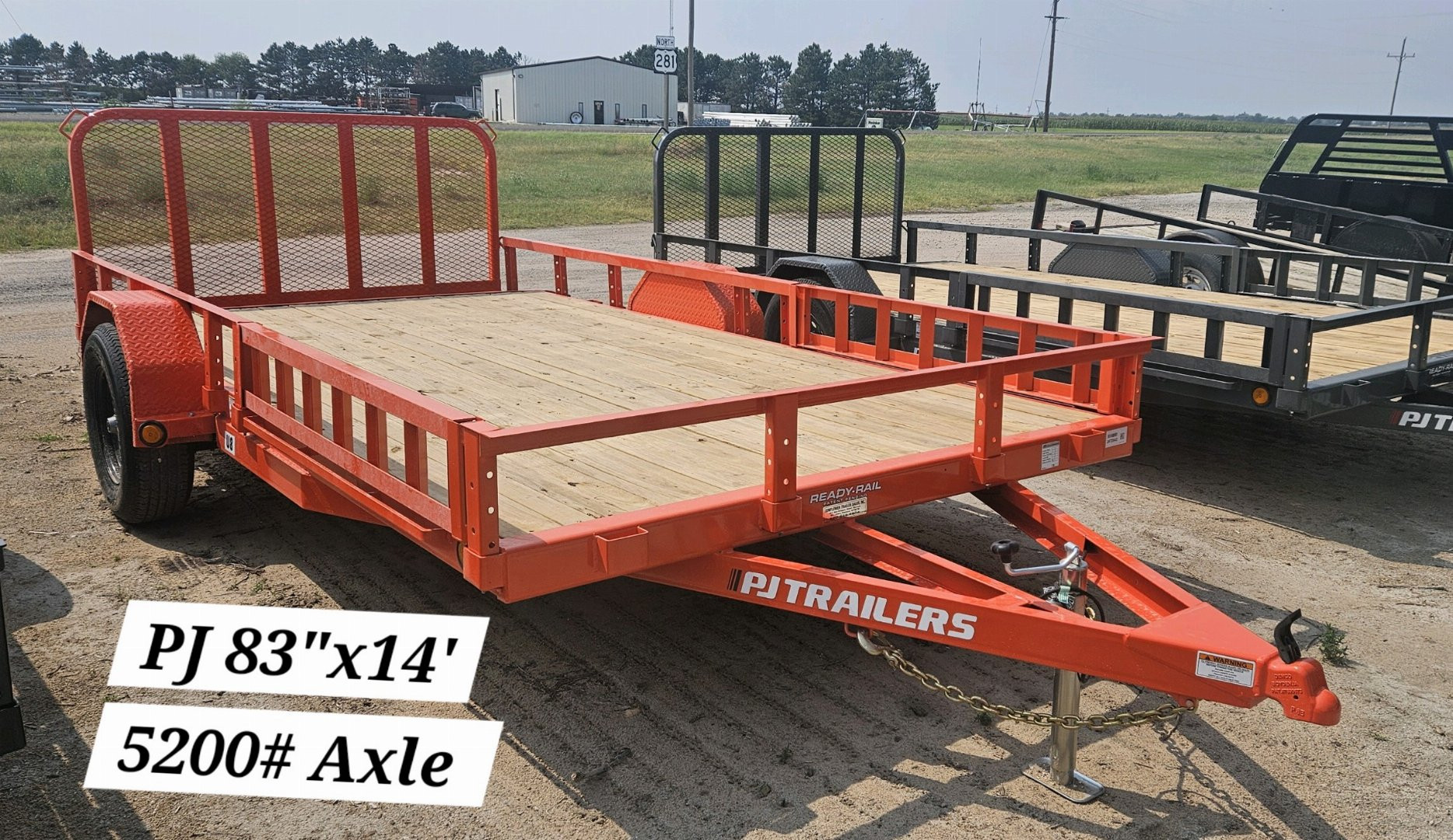 New 2025 PJ TRAILERS 14' x 83 in. Single 5200# Axle Channel (U8 ...