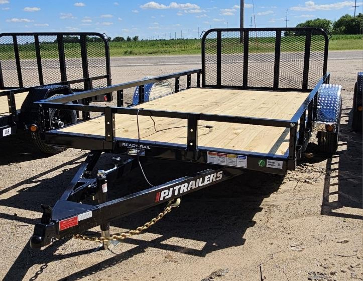 New 2026 PJ TRAILERS 12' x 77 in. Single Axle Channel Utility Trailer