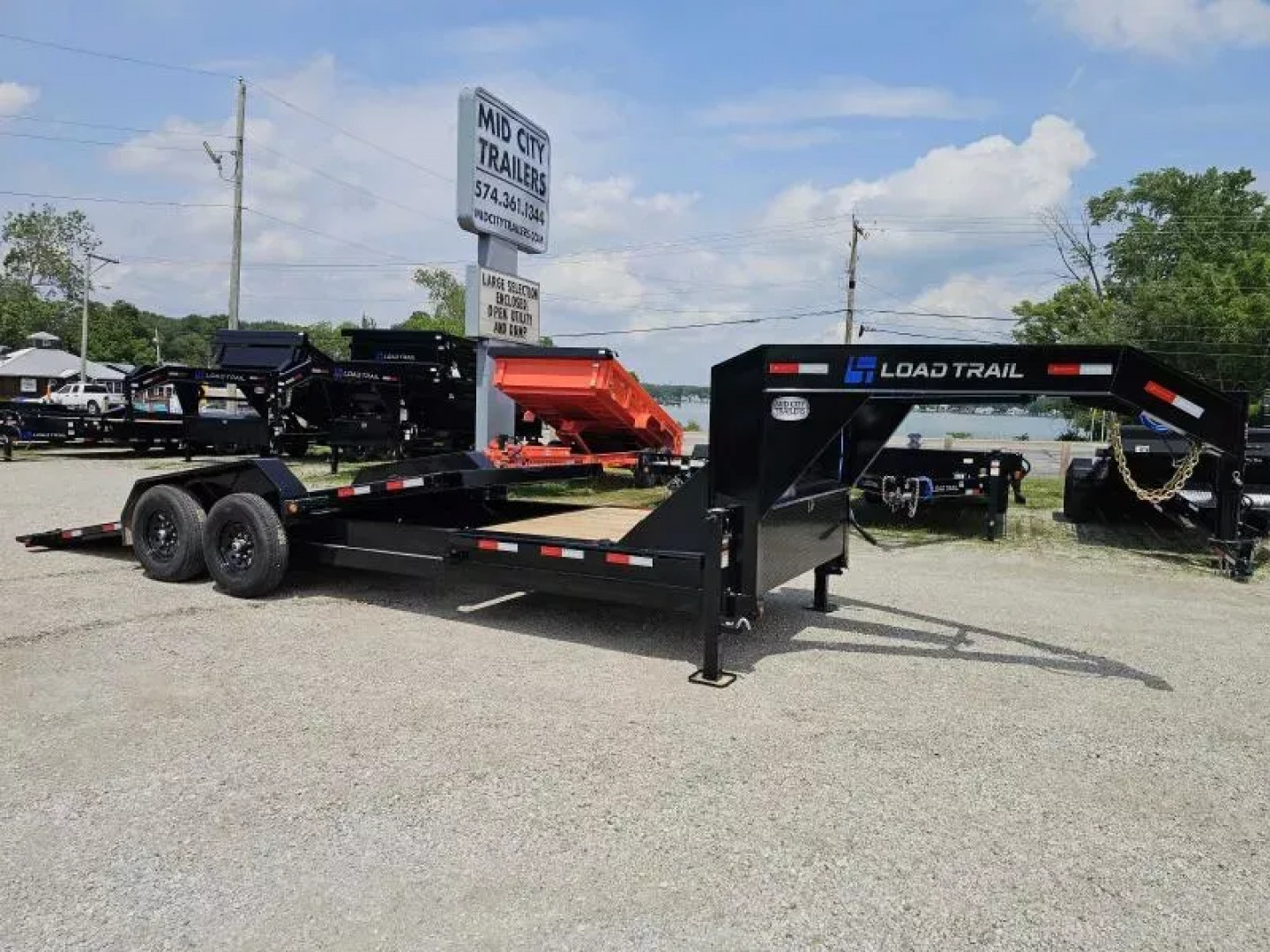 New 2025 Load Trail 83" X 22' Tilt-N-Go Gooseneck Tandem Axle Tilt Deck ...