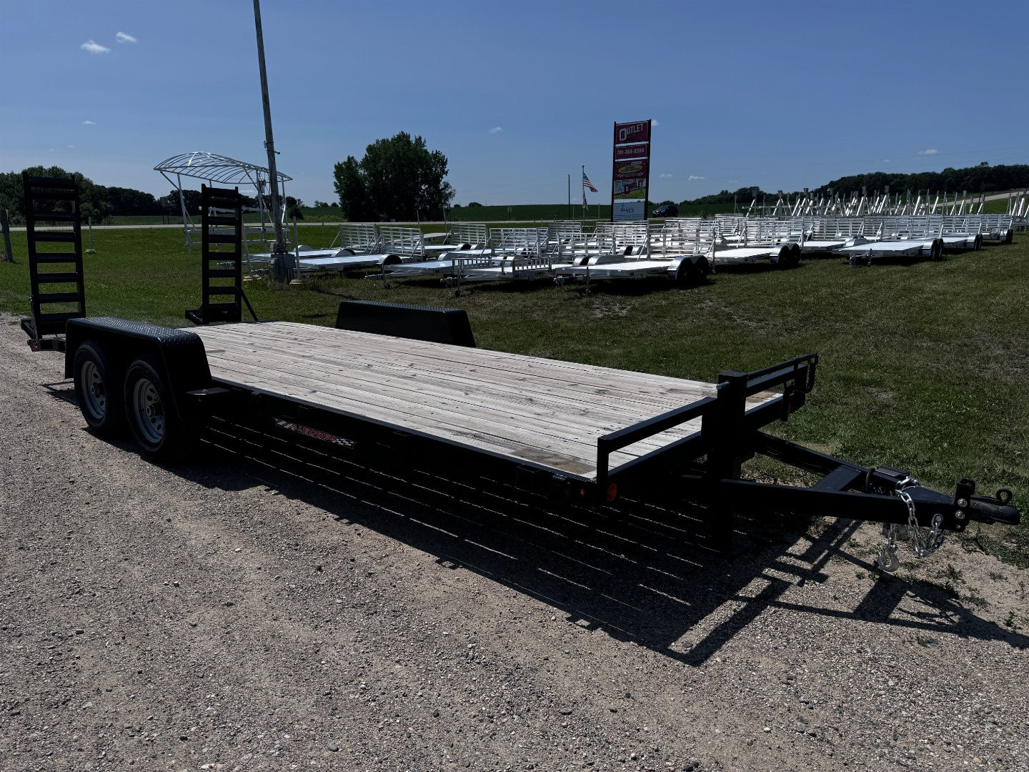 New 2022 SLEDBED by LUND MFG 83" X 20' EQUIPMENT/CAR HAULER **NON-CURRENT CLEARANCE**