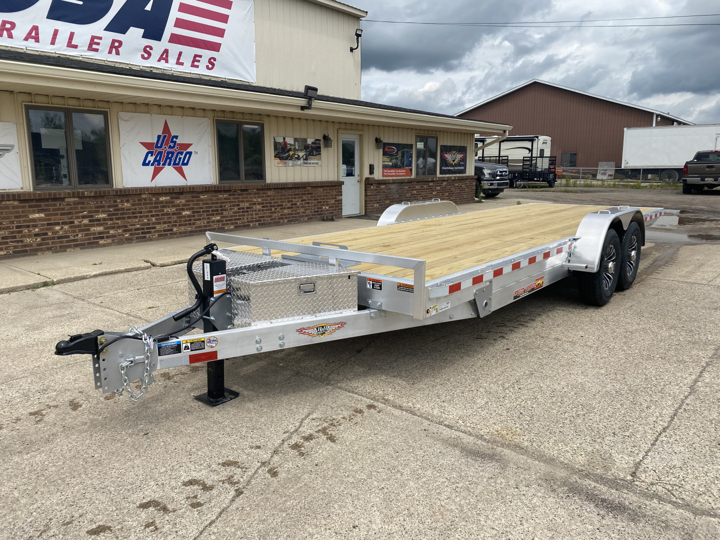 New 2025 H&H Trailers 82x20 Aluminum Speed Loader 14K Tilt Trailer