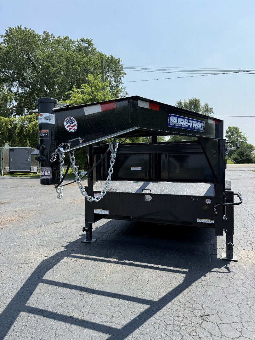 New 2025 Sure-Trac 82X16 GOOSENECK HEAVY DUTY LOW PROFILE 16K Dump ...