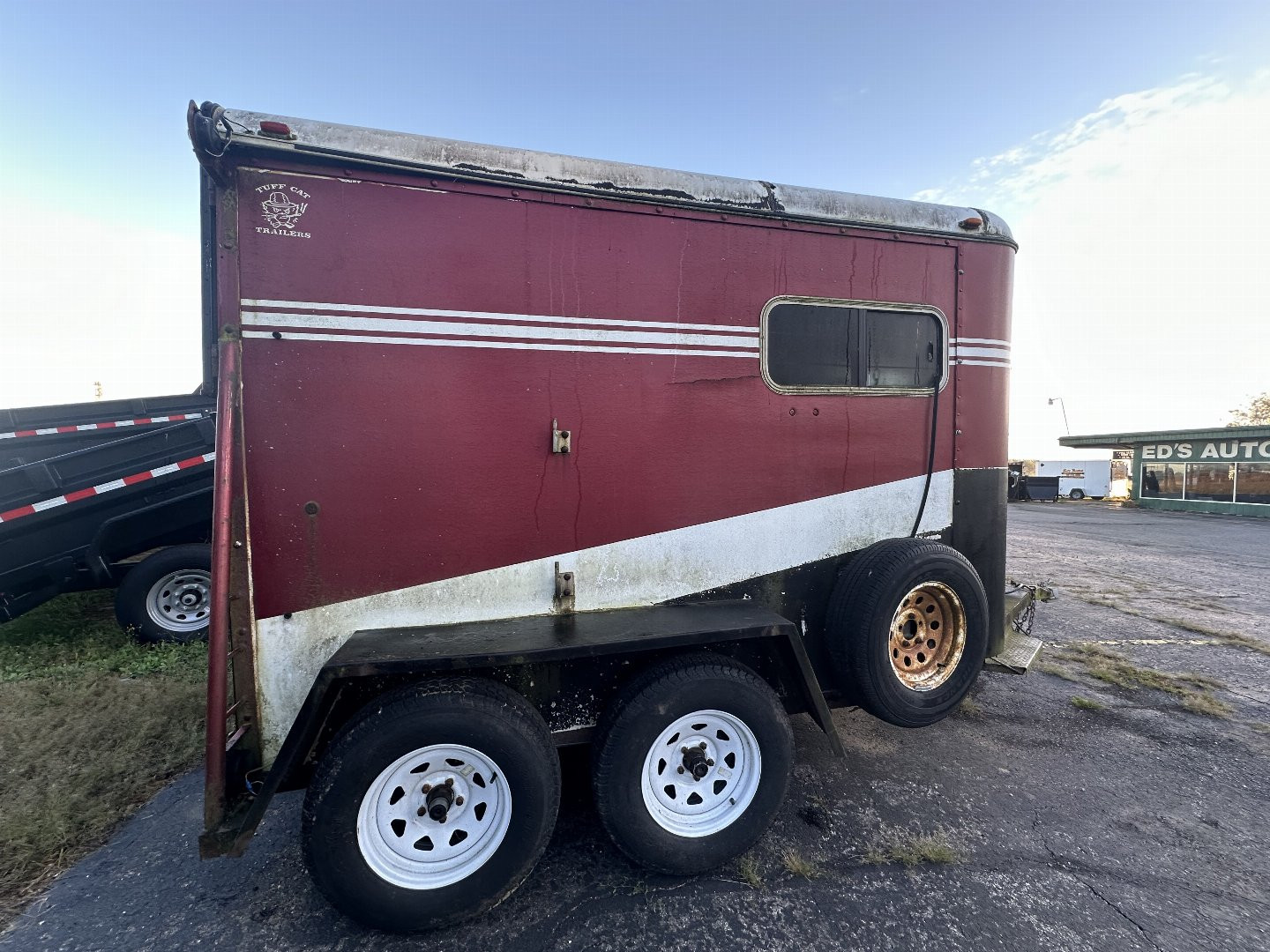 Used 1994 TUFF CAT HORSE / STOCK TRAILER for sale in Union City, MI