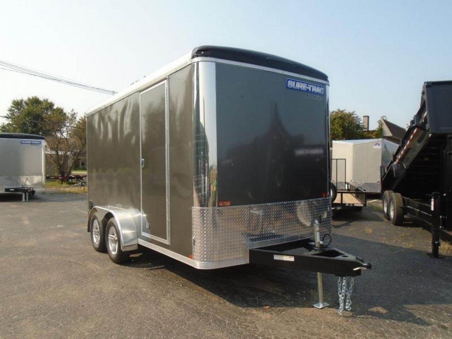 New 2023 Sure-Trac 7x14 Pro Series Enclosed Round Top Cargo Trailer TA ...