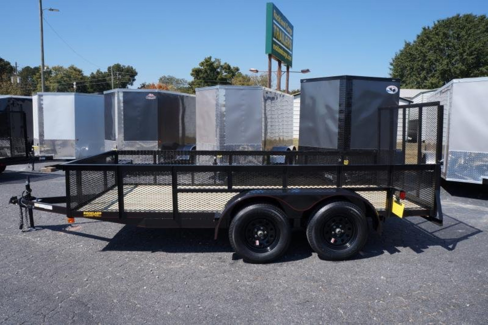 New 2025 GSK Metal Works 77X14Tandem Utility Trailer