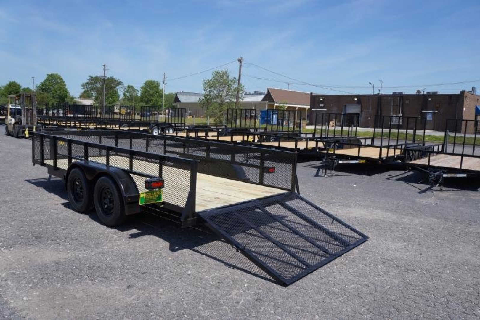 New 2025 GSK METAL WORKS 77X16Tandem Utility Trailer