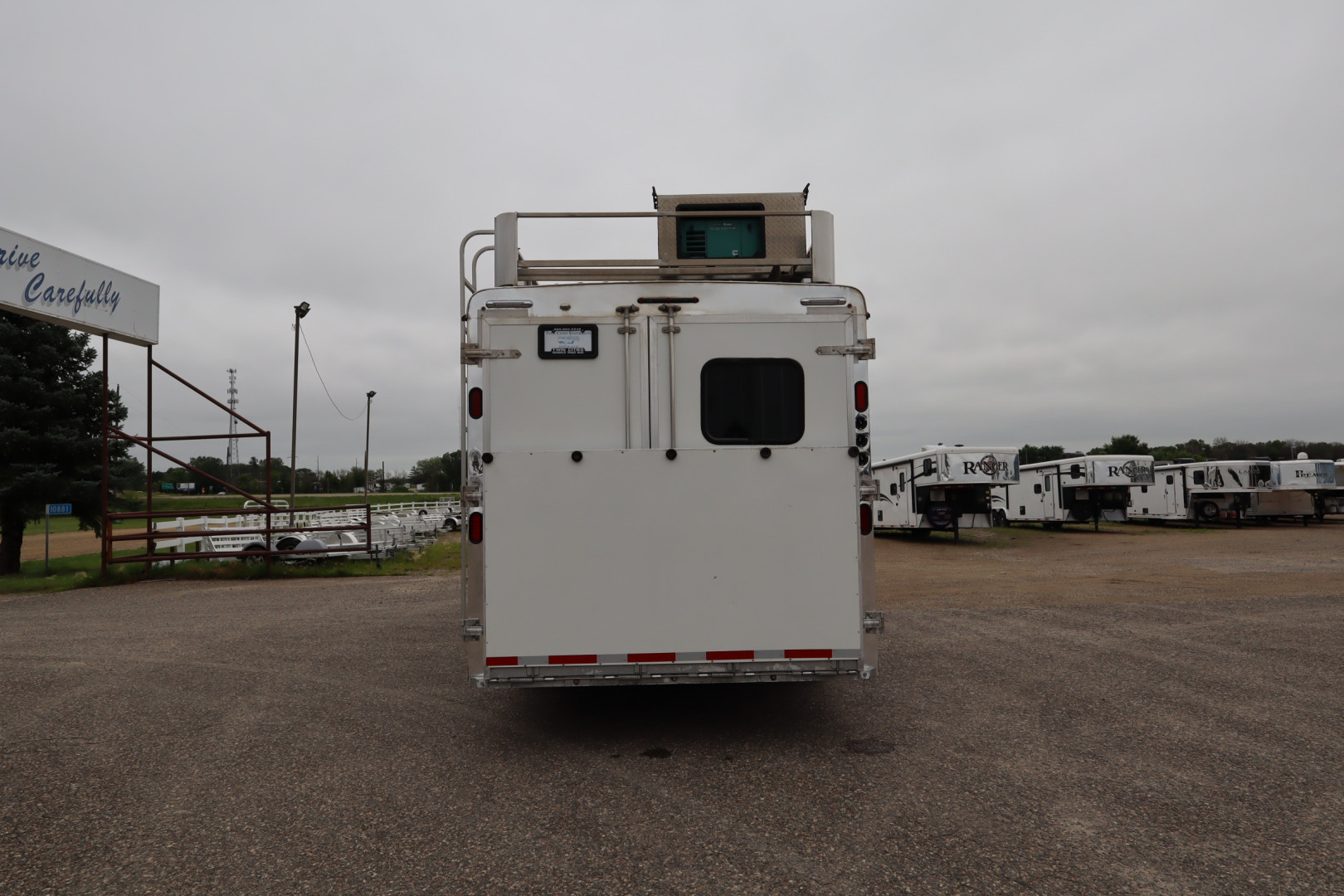 Used 2015 Bison Trailers 3 Horse Trailer
