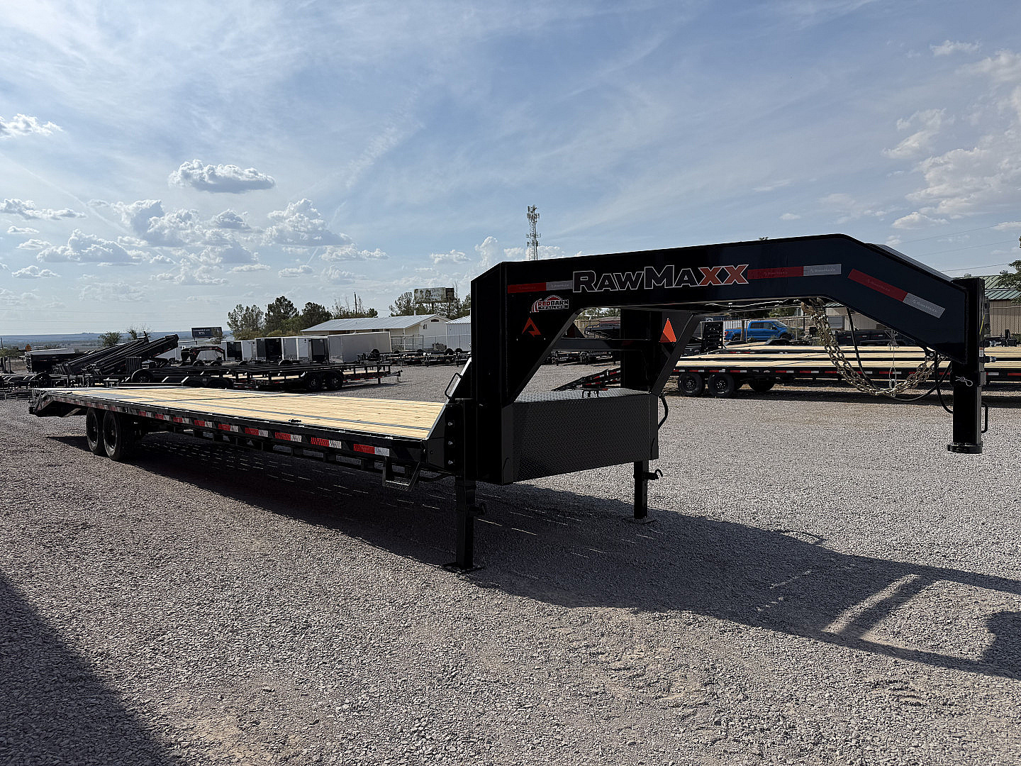 New 2025 RawMaxx 40'X102" FDX FLAT DECK GOOSENECK Flatbed Trailer for ...