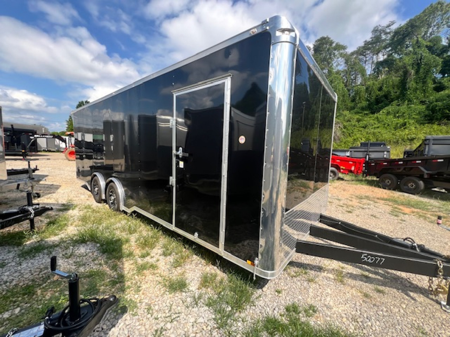 New 2026 Outlaw Trailers 8.5' x 24' 10K Torsion Spread Axle W/ Escape Door Car / Racing Trailer ...