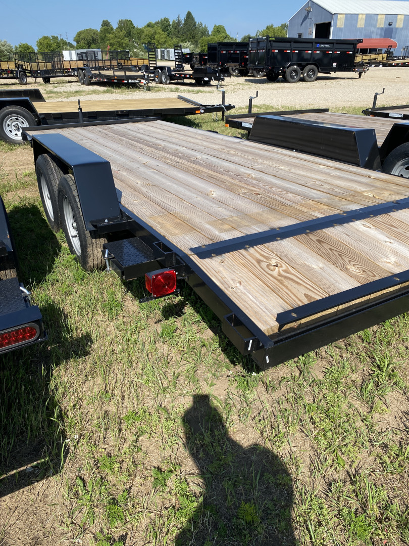 New 2025 AMO 18' 2- BRAKE CAR HAULER TRAILER