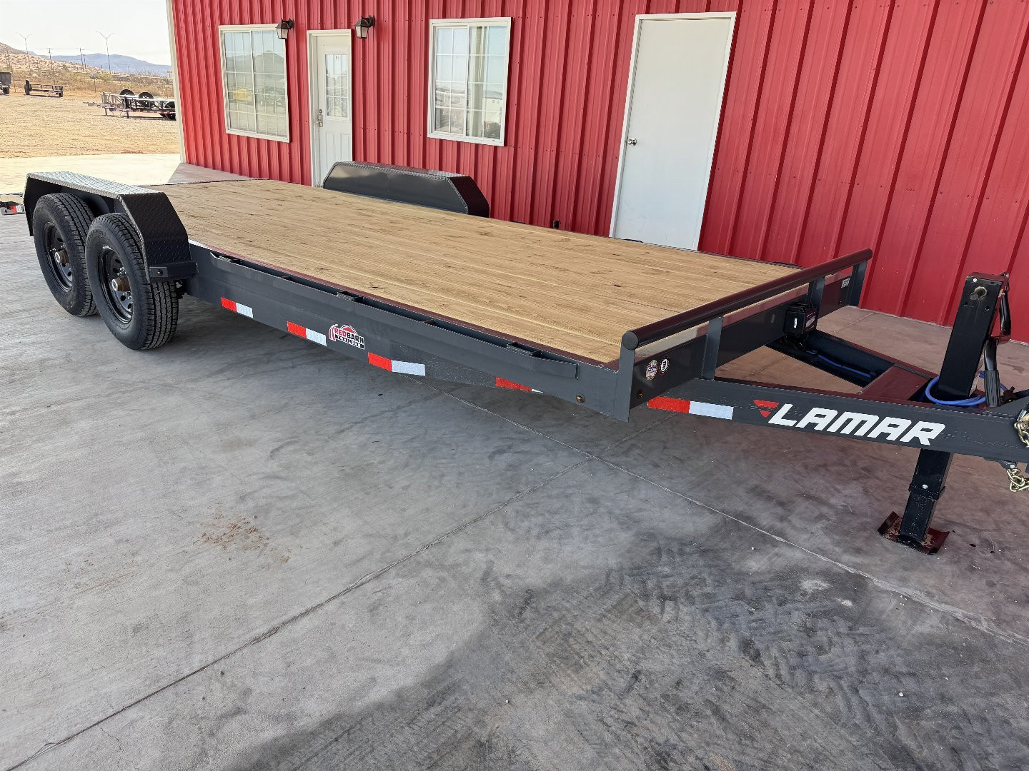 New 2022 Lamar Trailers 83X20 14K D/T SLD RMPS Flatbed Trailer
