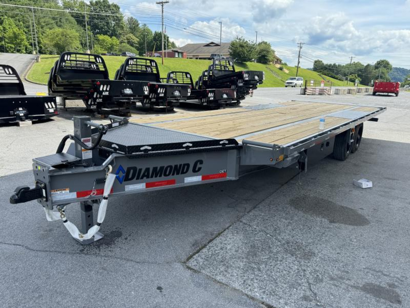 New 2024 Diamond C Trailers DET208 Tilt Trailer 24’ 18k g.v.w.r. for ...