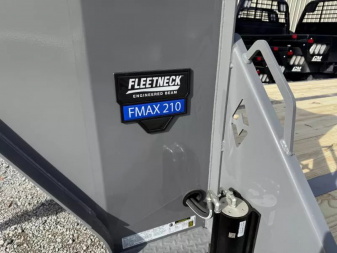 New 2025 Diamond C FMAX210 GOOSENECK Trailer SUPER SINGLE TIRES 30 ...