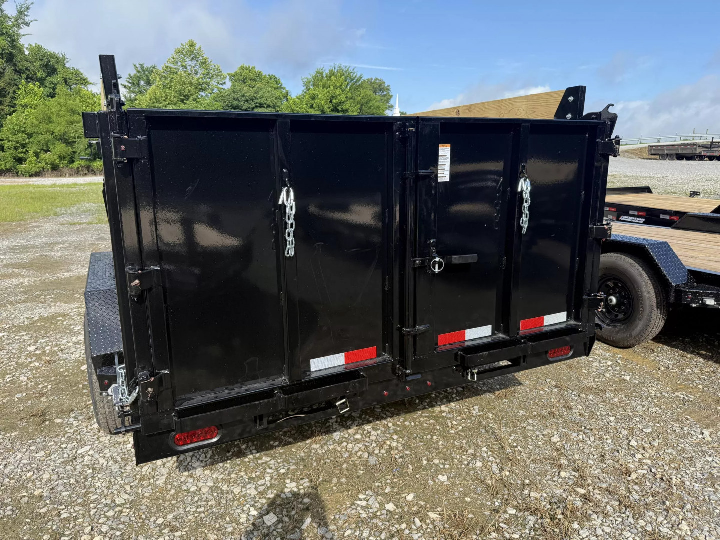 New 2025 Liberty 7X16 Dump Trailer telescopic lift 4’ SIDES 7 GAUGE ...
