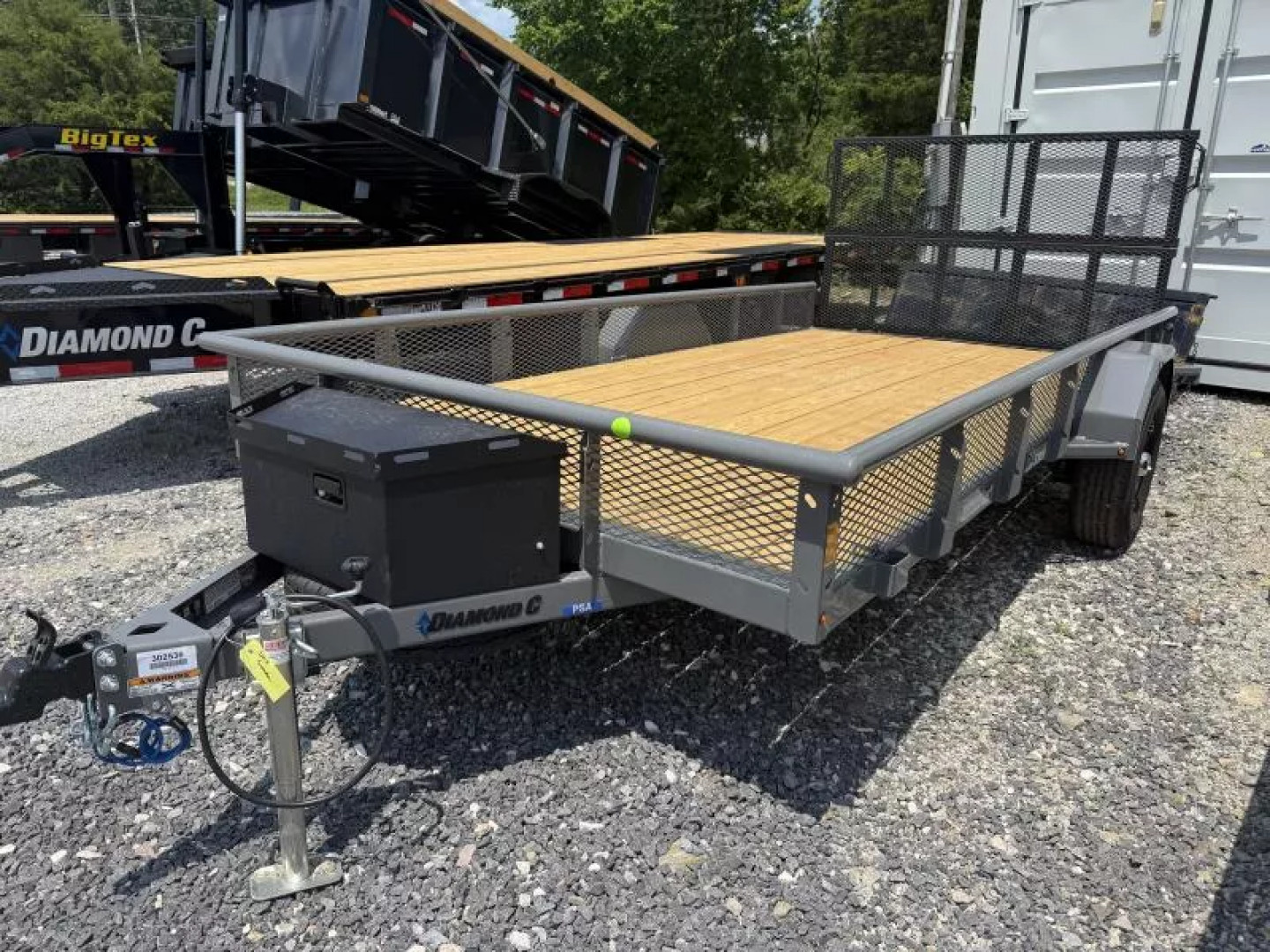 New 2025 Diamond C PSA 106 14' x 83" Utility Trailer bi fold gate ...