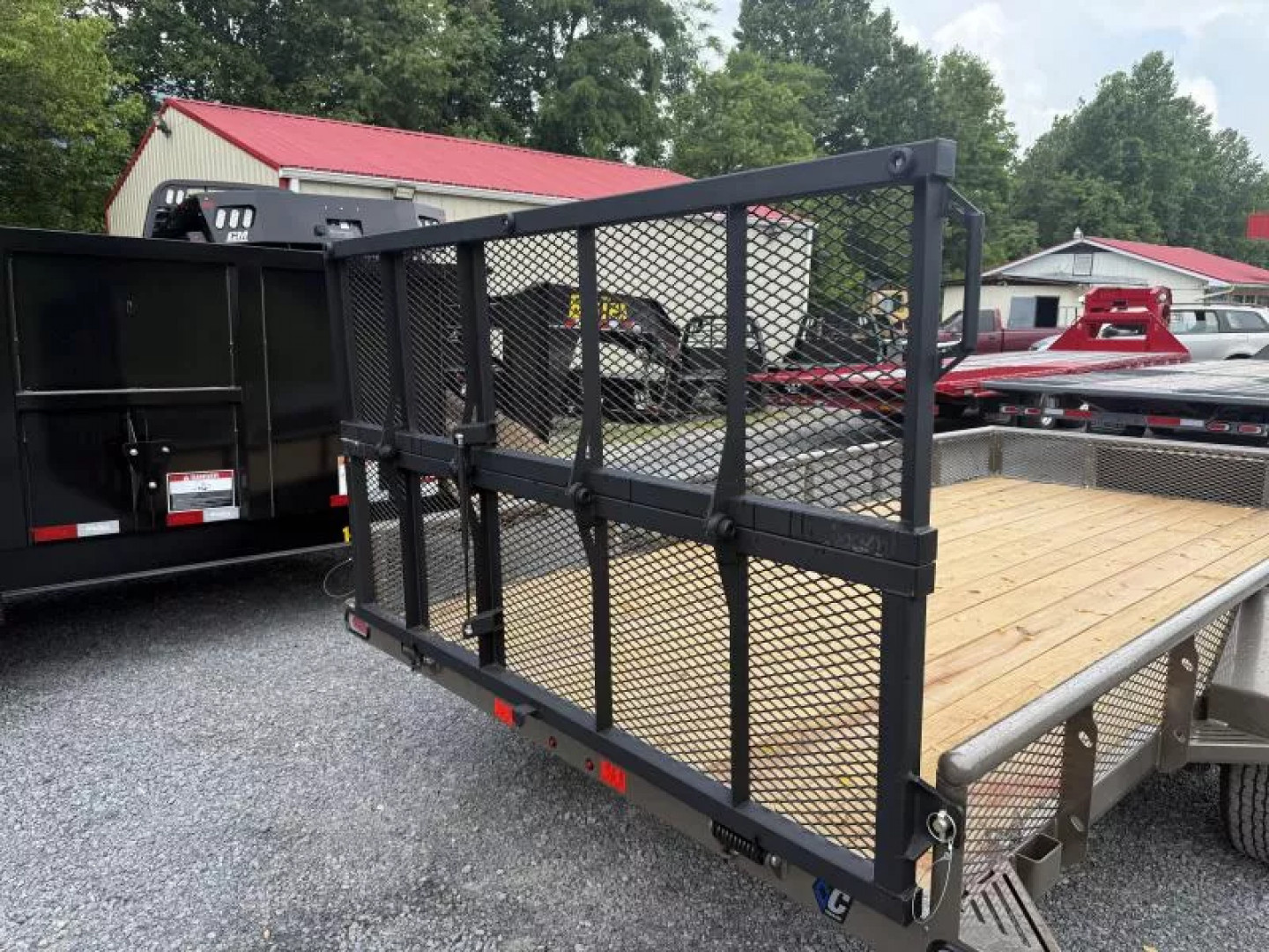 New 2025 Diamond C PSA 14' x 83" Utility Trailer ALUMINUM RIMS MESH ...