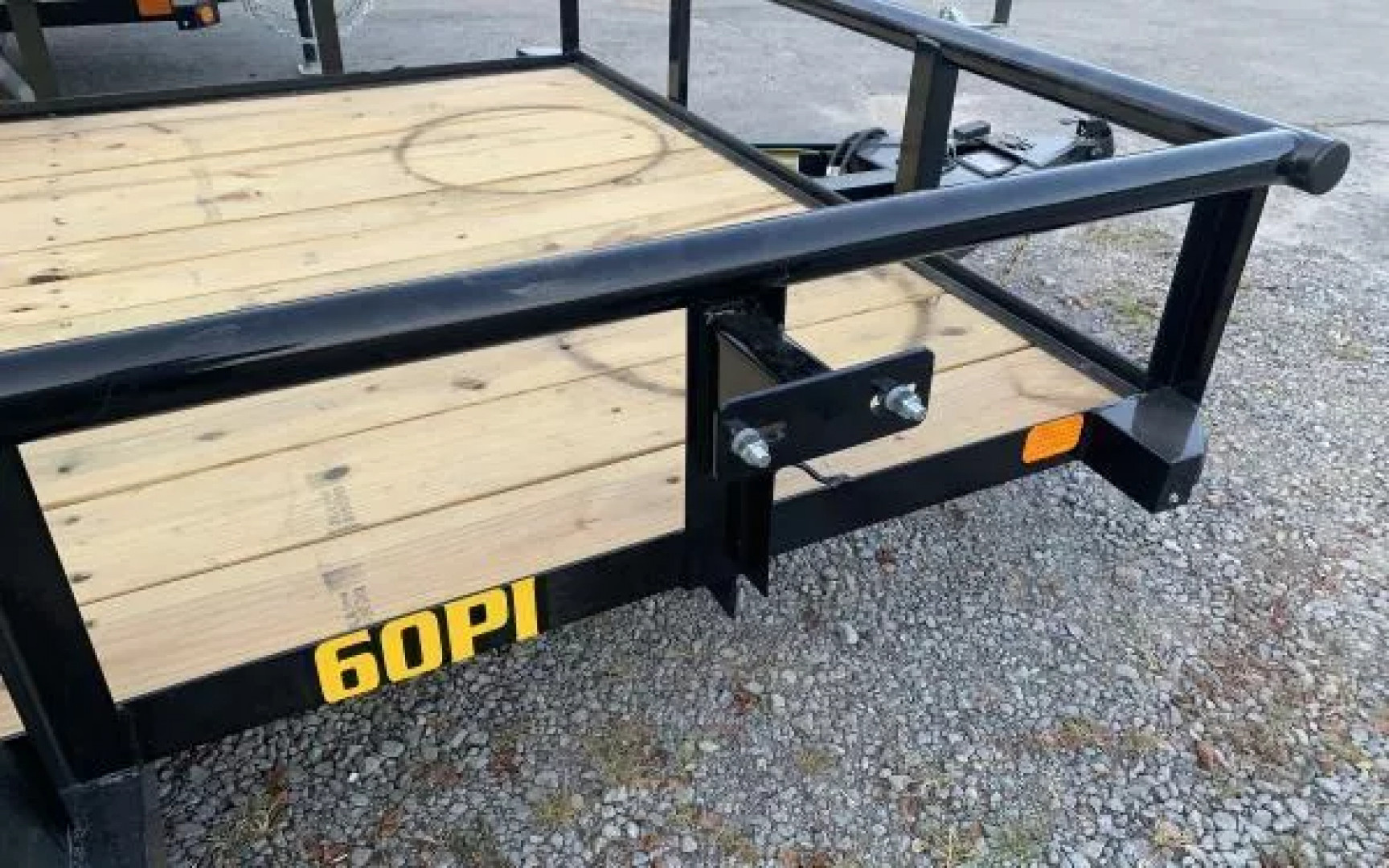 New 2025 Big Tex 60PI 77" x 12 Tandem Axle Square Top Utility Trailer ...