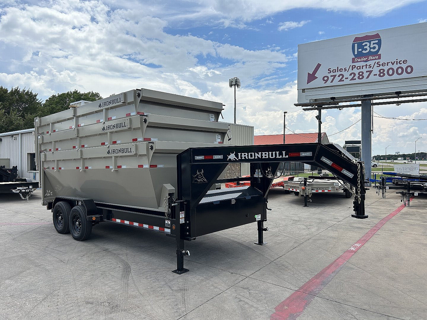 New 2026 Iron Bull DBG14 83x14 Dump Trailer