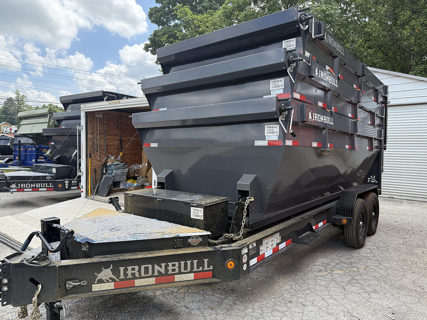 New 2026 Iron Bull RB 83X16 ROLL OFF BIN Dump Bodies