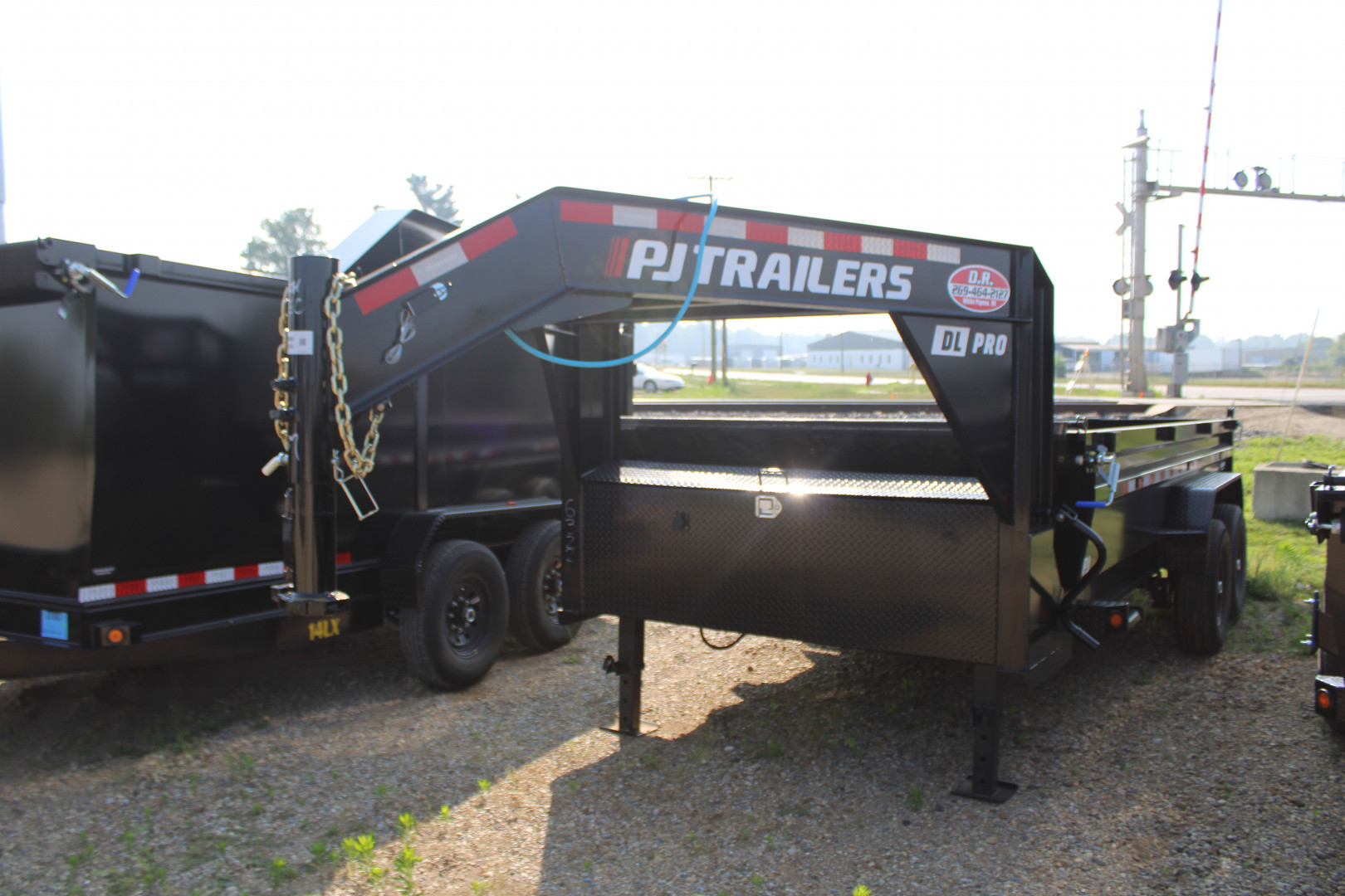 New 2025 PJ Trailers 16' DL 15K GVWR DUMP TRAILER 5780 Dump Trailer