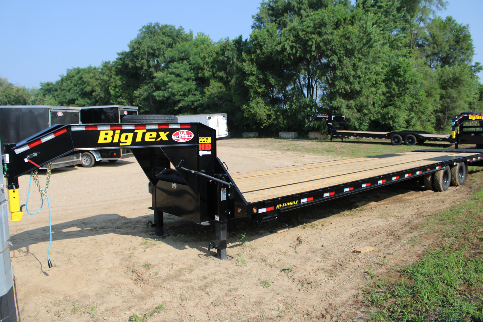 New 2026 Big Tex Trailers 40' MR 23.9K GVWR GOOSENECK EQUIPMENT TRAILER WITH MEGA RAMPS 5817 ...