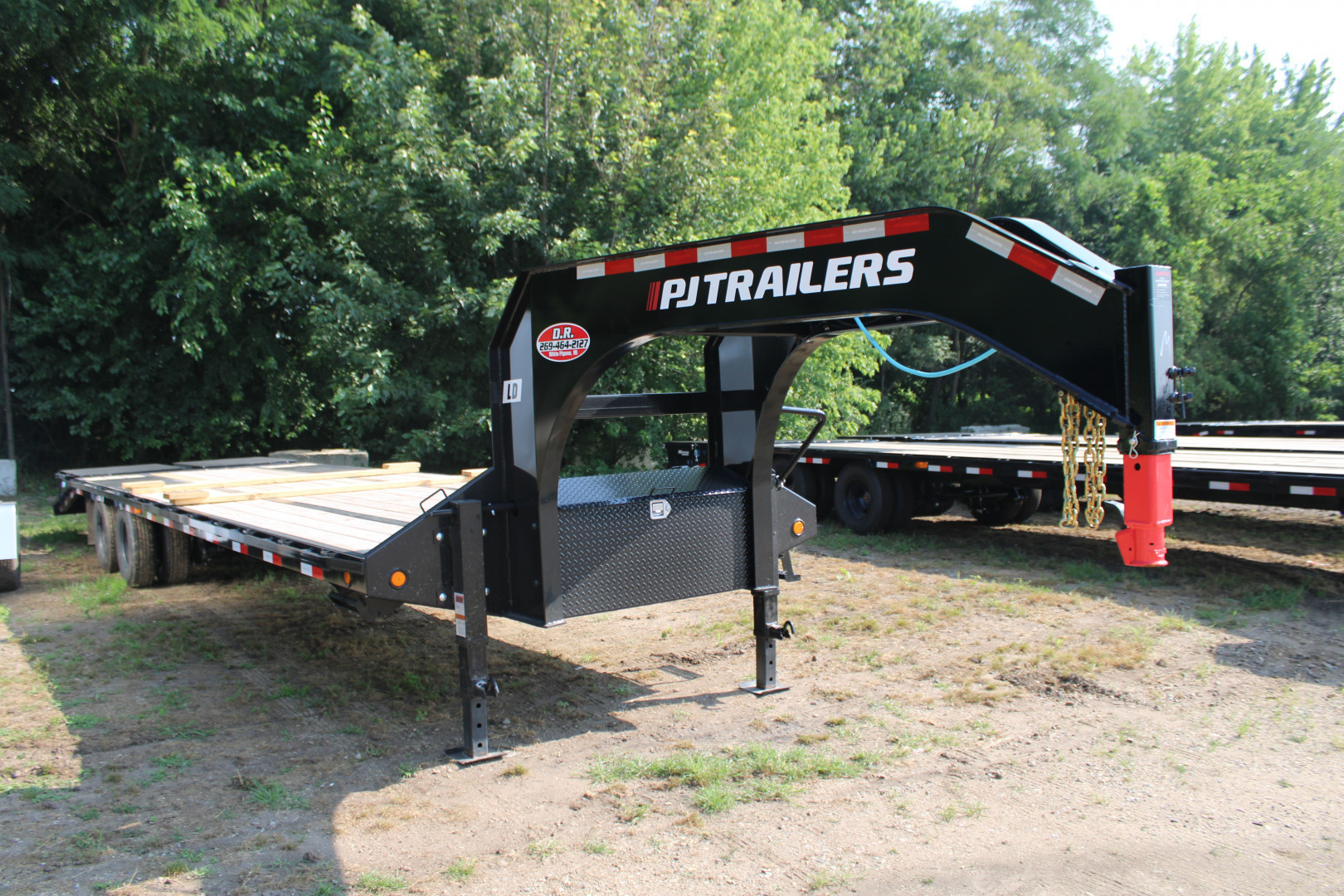 New 2026 PJ Trailers 32' MR 25K GVWR GOOSENECK EQUIPMENT TRAILER WITH ...
