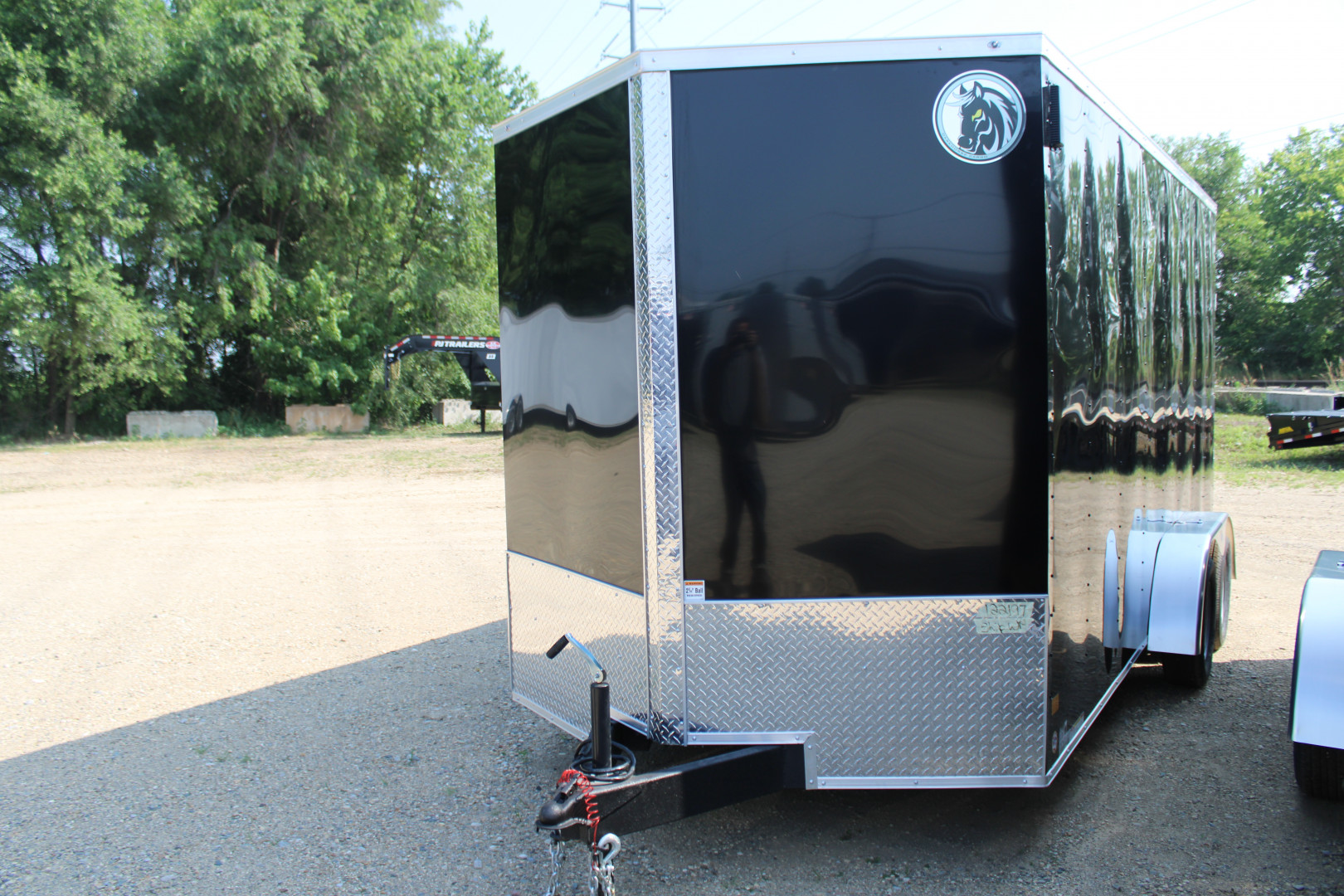 New 2025 Darkhorse Cargo 7' X 16' RD ENCLOSED TRAILER WITH 7' INTERIOR ...